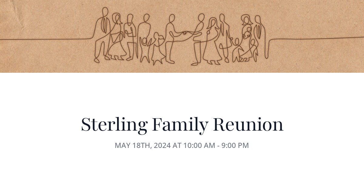 Sterling Family Reunion - Invite.social